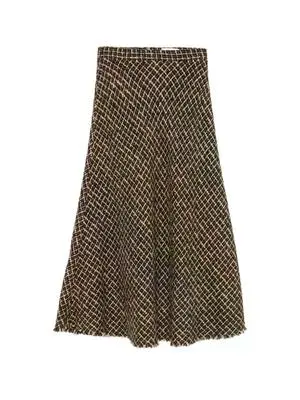 ANDIATA Tweed Midi Skirt