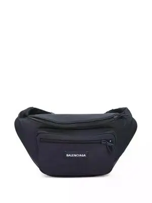 Balenciaga Explorer Logo-patch Belt Bag - Black