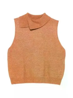 JCSOPHIE Peter Fold Over-collar Vest