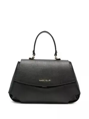 MARC ELLIS Spency Grainy Leather Tote Bag - Black
