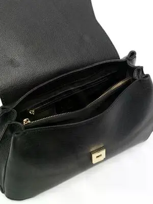 MARC ELLIS Spency Grainy Leather Tote Bag - Black