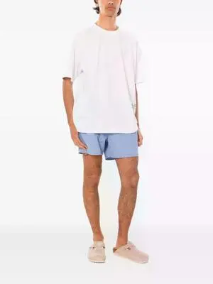 Lacoste Logo-patch Drawstring Swim Shorts