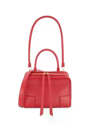 Loewe Small Amazona 180 Leather Tote Bag - Red