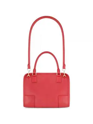 Loewe Small Amazona 180 Leather Tote Bag - Red