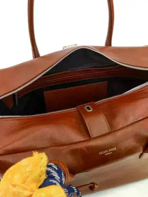GOLDEN GOOSE Medium Vita Bag In Light Leather With Charms And Silver Details - Brown
