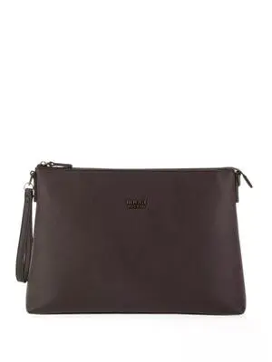 Boggi Milano Crossbody Bag In Leather-effect Fabric - Brown