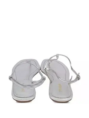 Prada T-strap Sandals - Silver