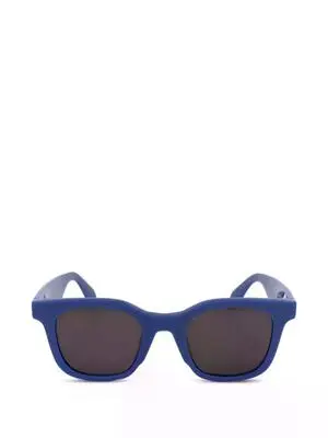 Adidas Logo-plaque Square-frame Sunglasses