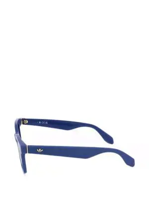 Adidas Logo-plaque Square-frame Sunglasses