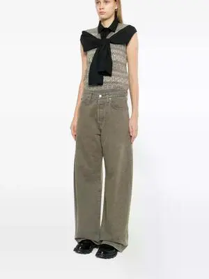 SSSTEIN Deformation Wide-leg Jeans