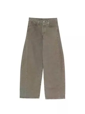 SSSTEIN Deformation Wide-leg Jeans - Neutrals