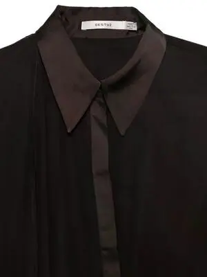 GESTUZ Gzlynne Asymmetric Draped Blouse