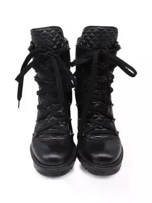 CHRISTIAN LOUBOUTIN Mad 70 Lace-up Combat Boots