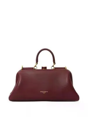 Dolce & Gabbana Logo-print Leather Shoulder Bag - Red