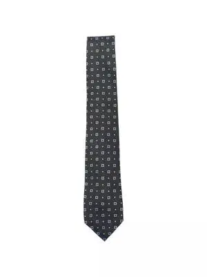 BARBA NAPOLI Silk Tie - Blue