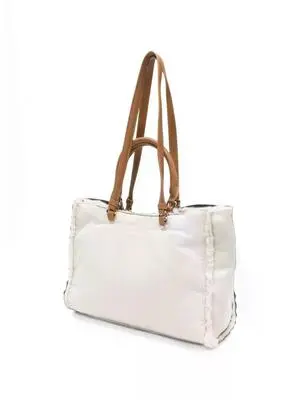 ERMANNO FIRENZE Small Barbara Floral-embroidery Tote Bag