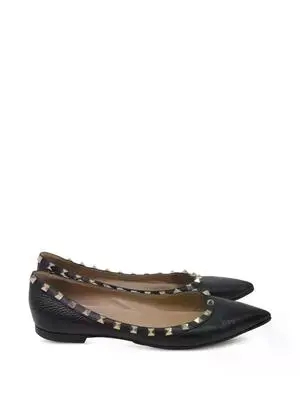 Red Valentino Rockstud Ballet Flats