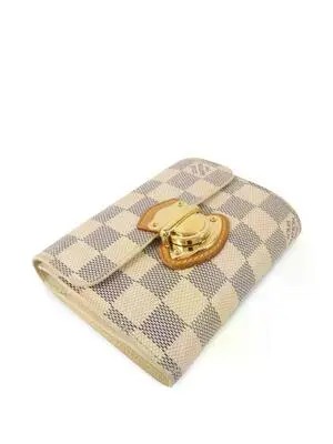 LOUIS VUITTON Joy Damier Azur Wallet - Neutrals