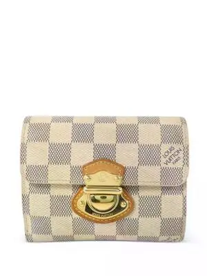 LOUIS VUITTON Joy Damier Azur Wallet - Neutrals