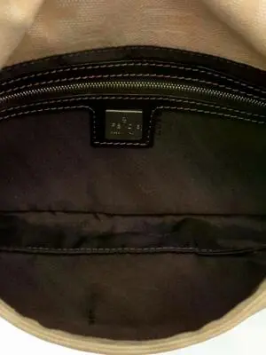 Fendi 20th Century Zucca Canvas Baguette Shoulder Bag