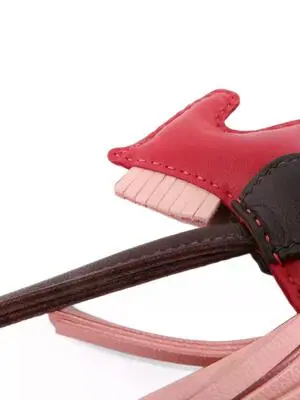 Hermès 2022 Pm Rodeo Milo Bag Charm - Red