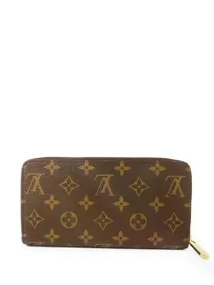 LOUIS VUITTON Monogram Zippy Long Wallet - Brown