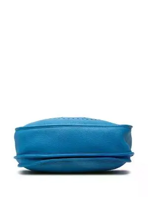 Hermès 2011 Clemence Evelyn Iii Gm Crossbody Bag - Blue