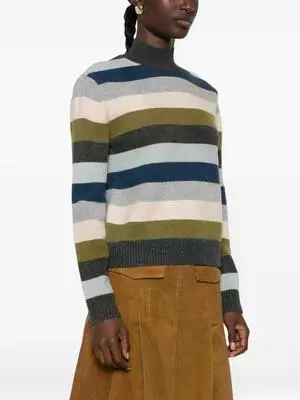 Tory Burch Striped Sweater - Neutrals
