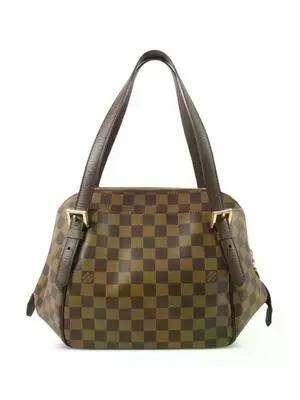 LOUIS VUITTON Pm Belem Damier Ebene Tote Bag - Brown