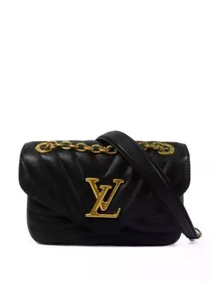 LOUIS VUITTON Pm New Wave Chain Shoulder Bag - Black