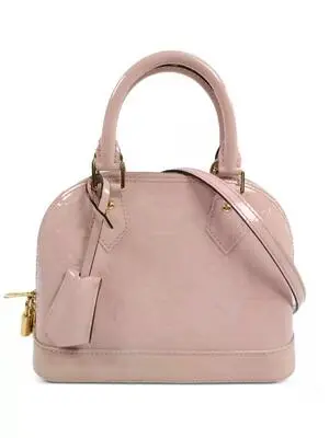 LOUIS VUITTON Monogram Vernis Alma Bb Shoulder Bag - Pink