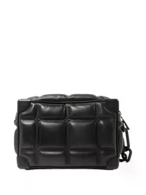 LOUIS VUITTON Mini Soft Trunk Puffy Damier Shoulder Bag - Black