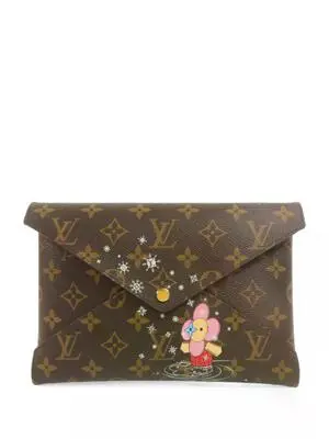 LOUIS VUITTON Monogram Pochette Kirigami Clutch Bag - Brown