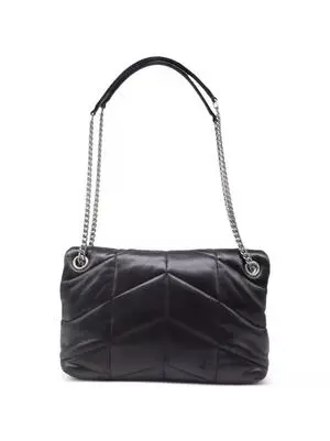 Saint Laurent Puffer Loulou Shoulder Bag - Black