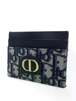 Dior 30 Oblique Montaigne Freedia Card Holder - Blue