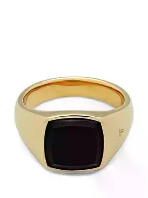 Tom Wood Kay Onyx Ring - Gold