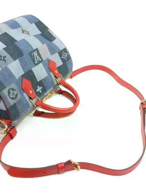 LOUIS VUITTON 30 Speedy Bandoulière Two-way Tote Bag - Blue
