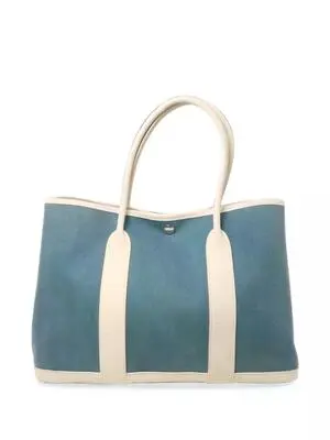 Hermès 2015 Pm Garden Party Tote Bag - Blue