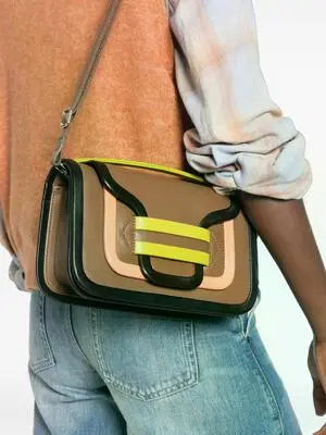 Pierre Hardy Alpha Leather Shoulder Bag