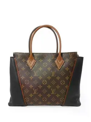 LOUIS VUITTON Pm Monogram W Tote Bag - Brown