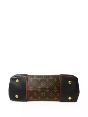 LOUIS VUITTON Pm Monogram W Tote Bag - Brown