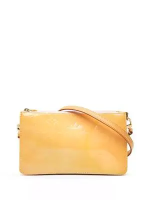 LOUIS VUITTON 1999 Monogram Vernis Pochette Lexington Shoulder Bag - Yellow