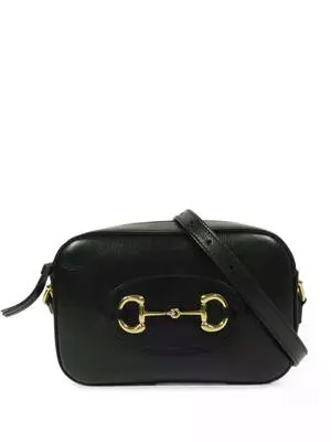 Gucci 1955 Horsebit Shoulder Bag - Black