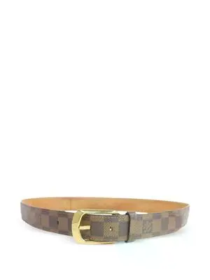 LOUIS VUITTON Damier Ellipse Belt - Brown