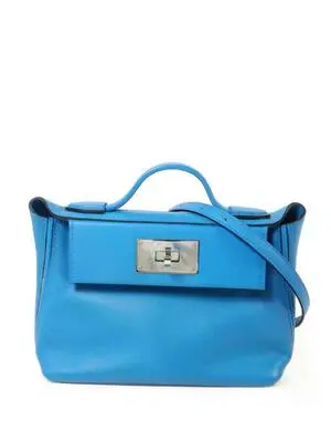 Hermès 2021 Mini 24/24 Leather Tote Bag