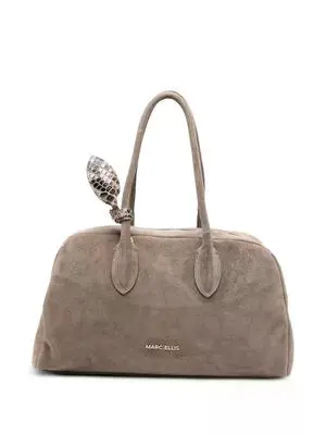 MARC ELLIS Bilbao Bow Cm Leather Tote Bag - Neutrals