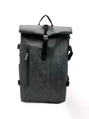 Rains Roll-top Buckle Backpack - Grey