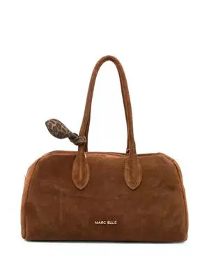 MARC ELLIS Bilbao Bow-detail Tote Bag - Brown