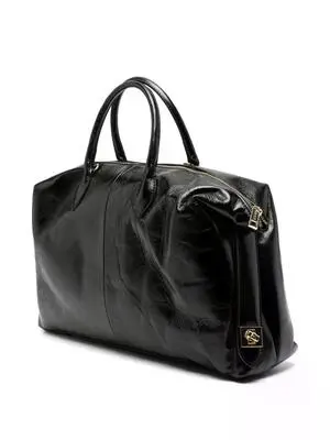 MARC ELLIS Leather Tote Bag - Black