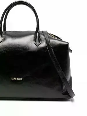 MARC ELLIS Leather Tote Bag - Black